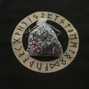 Games | Black Drawstring Bag With Star And Moon Design | Poshmark